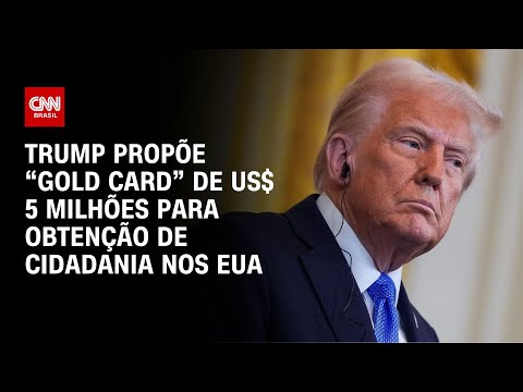 Trump apresenta “gold card“ que vale US$ 5 milhões e dá cidadania ...
