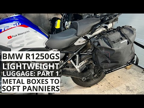 Gear: BMW R1250GS Lightweight Luggage Part 1: Outback Motortek/Enduristan Monsoon Evo Panniers 4K