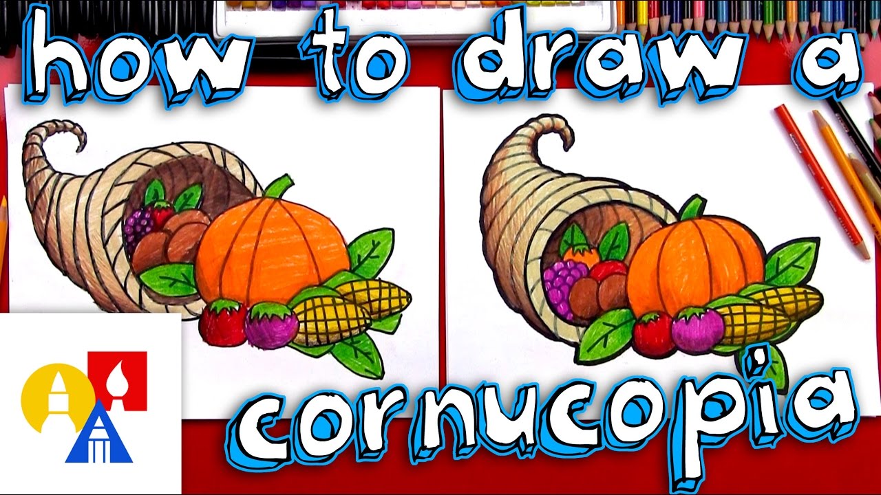 How To Draw A Cornucopia