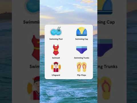 "Beach Vocabulary 101"