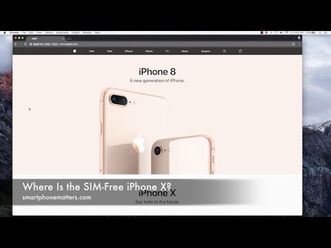 Where Is the SIM-Free iPhone X?
