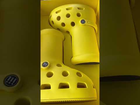Big yellow boots by Mschf crocs