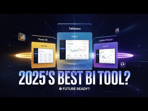 Power BI vs Tableau vs Looker Studio 🔥 | Best BI Tool for Data Analytics in 2025? #PowerBI #Tableau