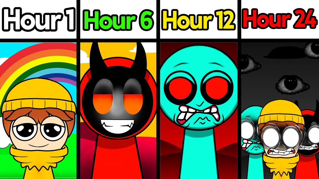 We Got Stuck In SPRUNKI For 24 HOURS...