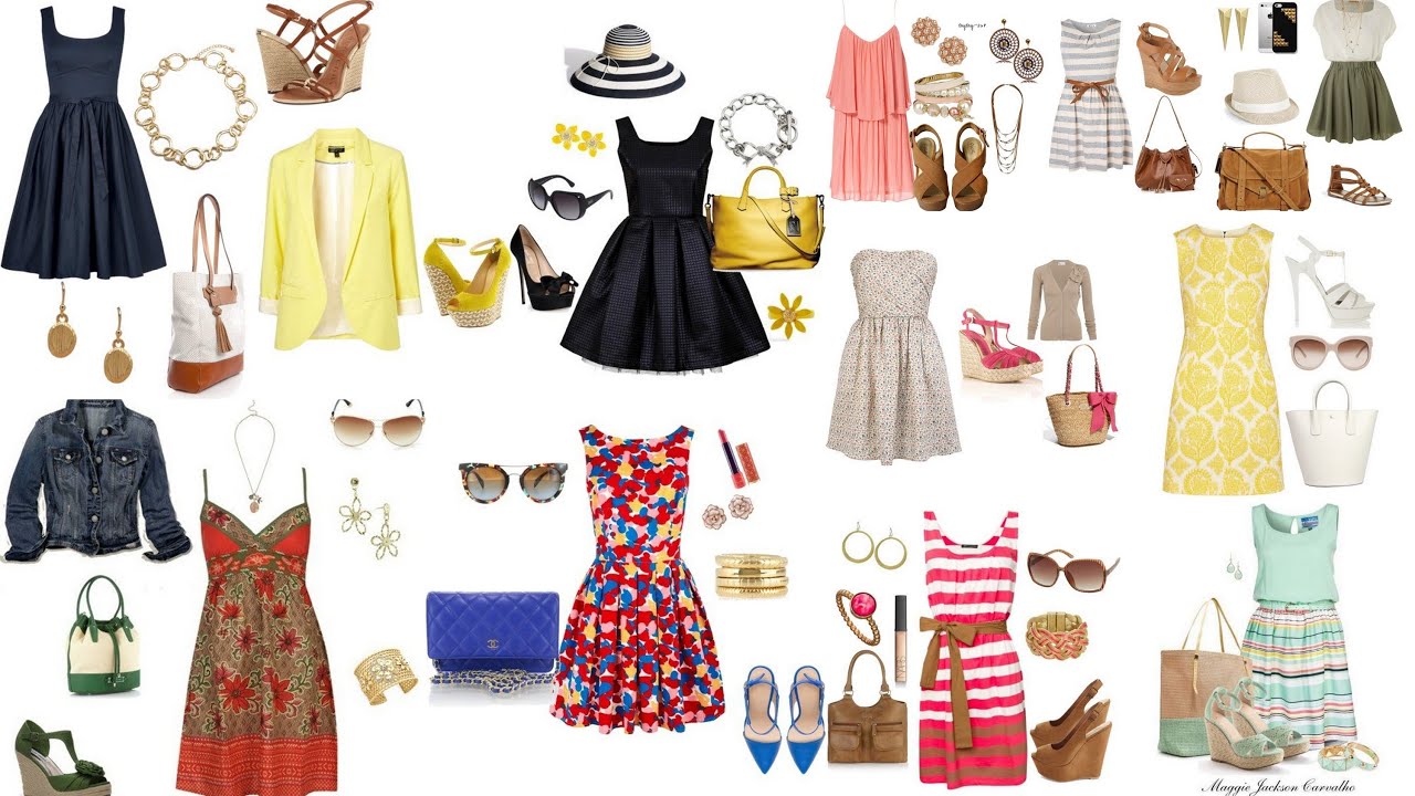 16 Cute Polyvore Combinations with Summer Dresses