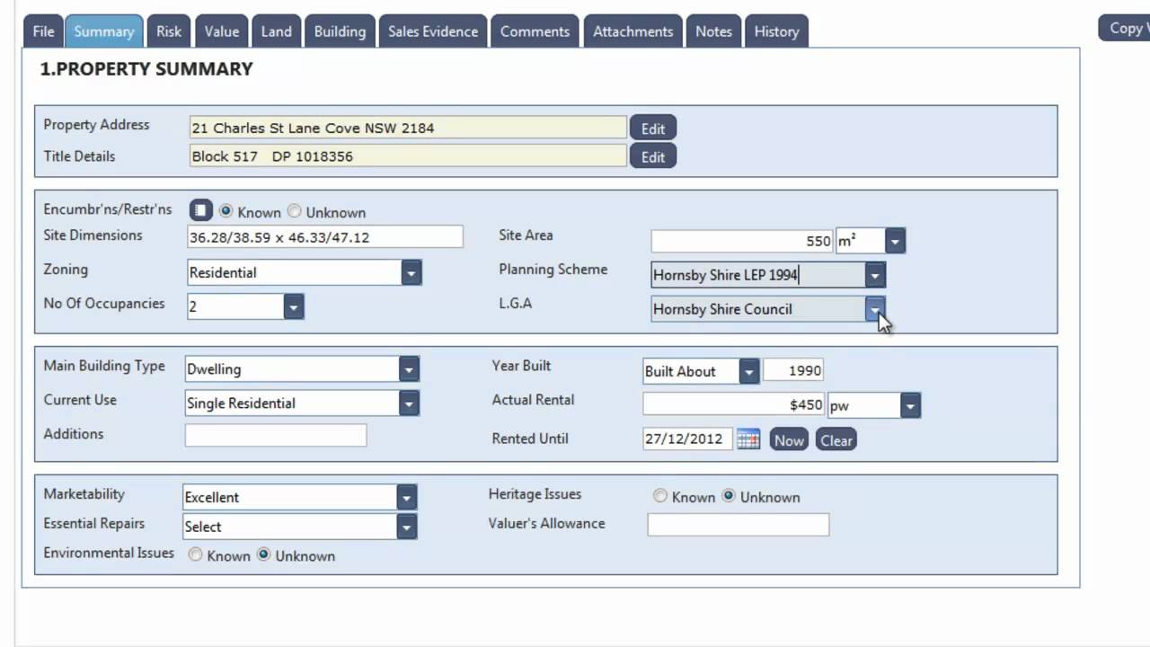 How to use Property PRO