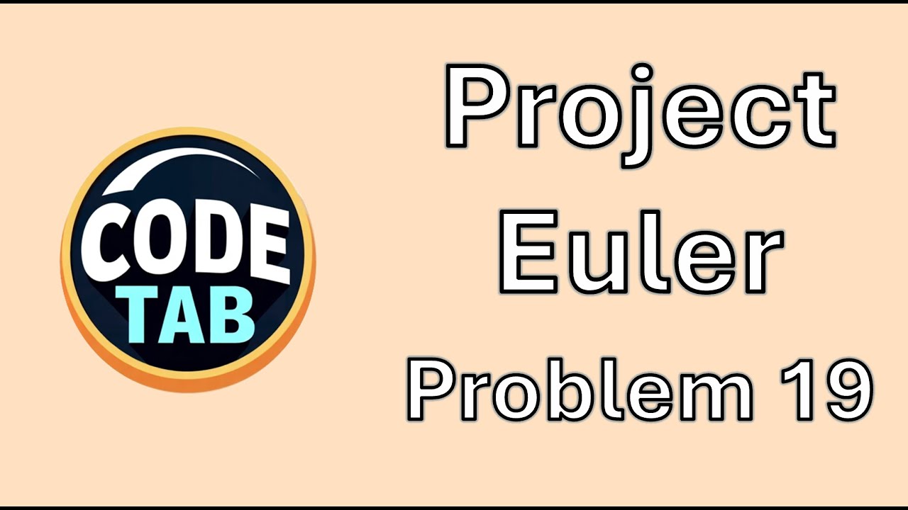 Project Euler #19 - Counting Sundays | Solving with Python
