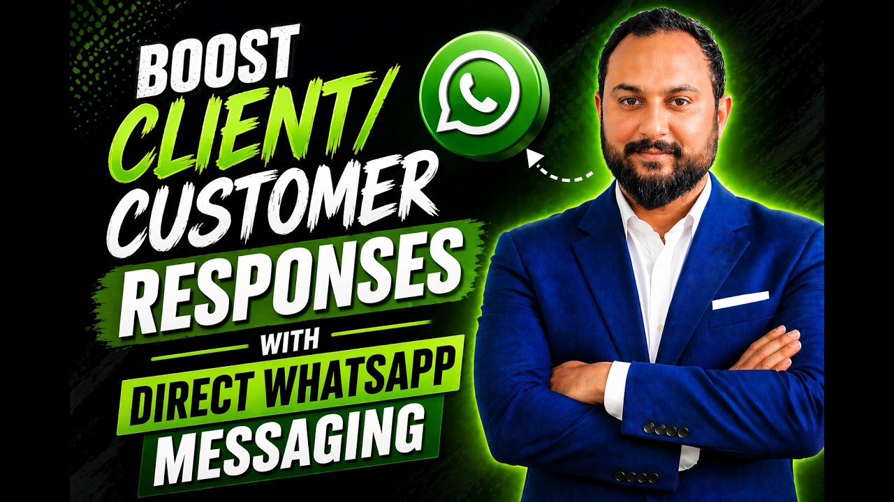 Boost client/customer responses with direct whatsapp messaging