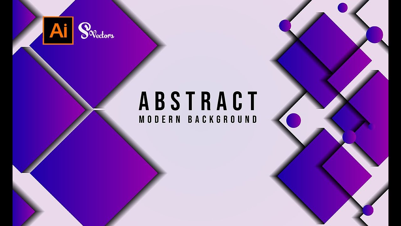 Modern Abstract Background Design in illustrator  Tutorials  Graphic Design, Svectors