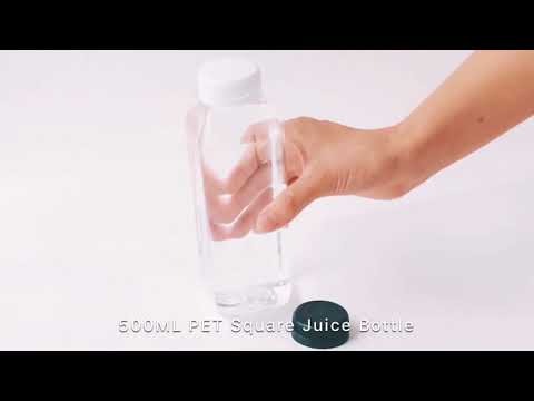 500ML PET Square Juice Bottle
