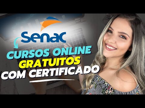 CURSOS ONLINE GRATUITOS do SENAC com CERTIFICADO GRÁTIS | Mari Rel