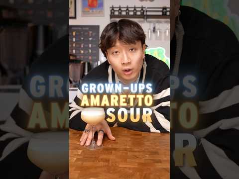 Grown-Up’s Amaretto Sour #cocktails #bartending #bartender #mixology #barchemistry