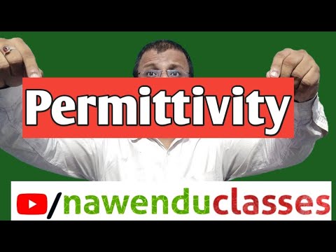 Permittivity of a medium explained