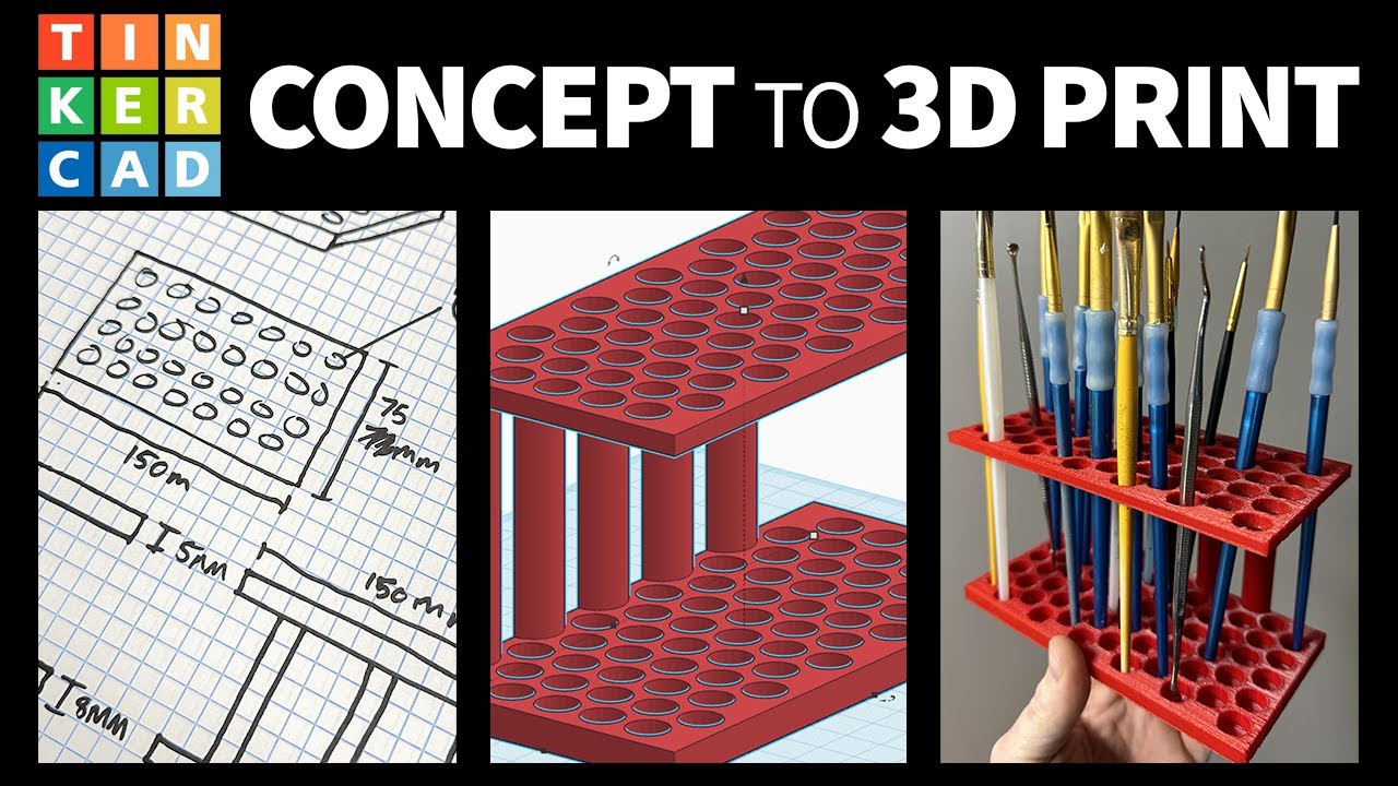Learn How to Turn Your Ideas Into 3D Prints using TinkerCAD