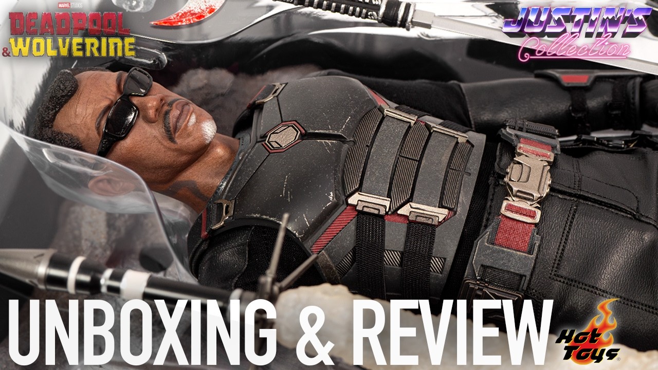 Hot Toys Blade Deadpool & Wolverine Unboxing & Review