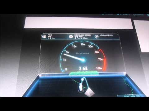 Charter Internet Speed Test- Pre Spectrum speeds.