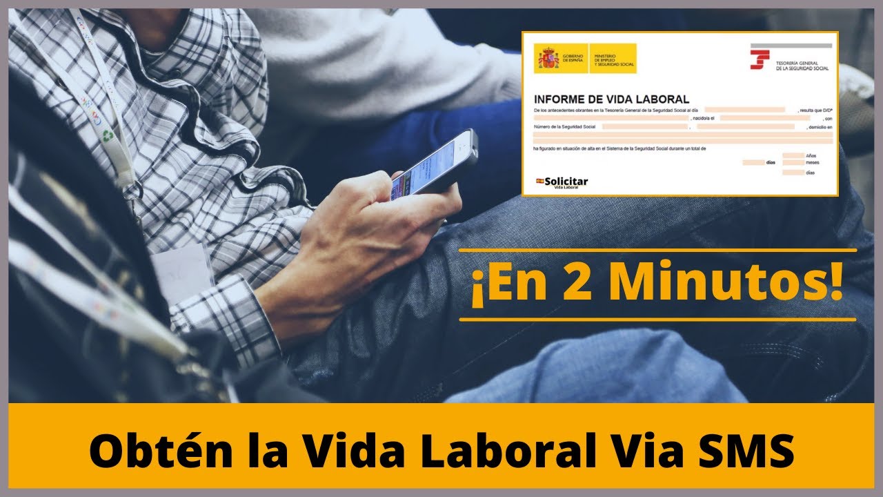 ✔️ Solicitar informe vida laboral Via SMS 📲 [en 2 minutos] paso a paso, rápido y fácil ⏩  - (2021)