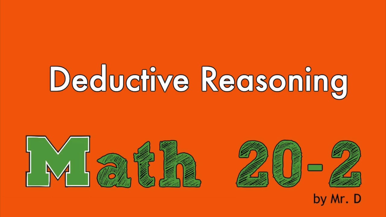 M20-2 - 1.2 Deductive Reasoning