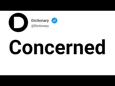 Concerned Meaning In English