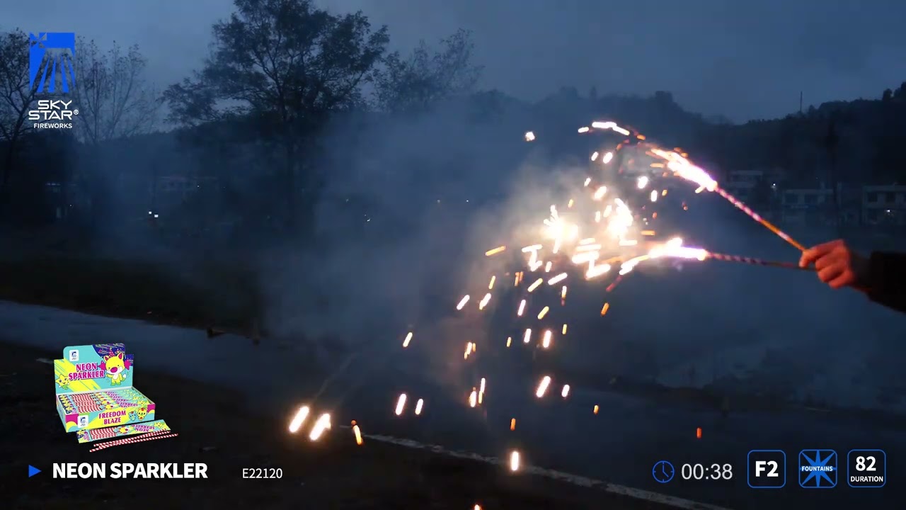 E22120 NEON SPARKLER