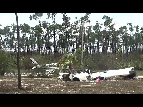 WEB EXTRA Freeport Bahamas Airport after Dorian