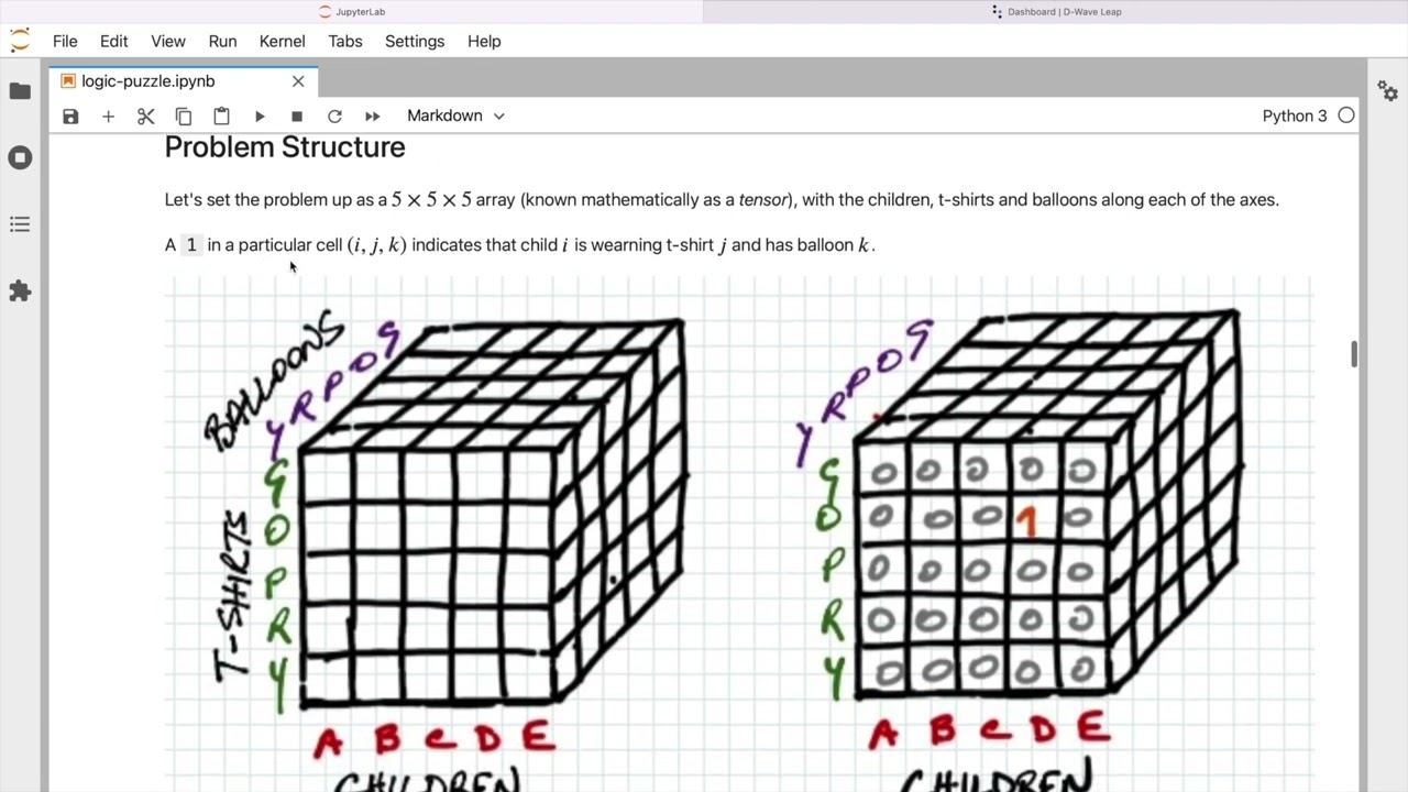 [Ep 3/6] Solving a logic puzzle [How to solve complex logic problems with Python and D-Wave]