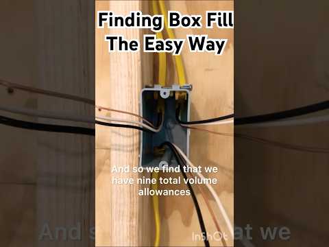 Simple Electrical Box Fill Calculation