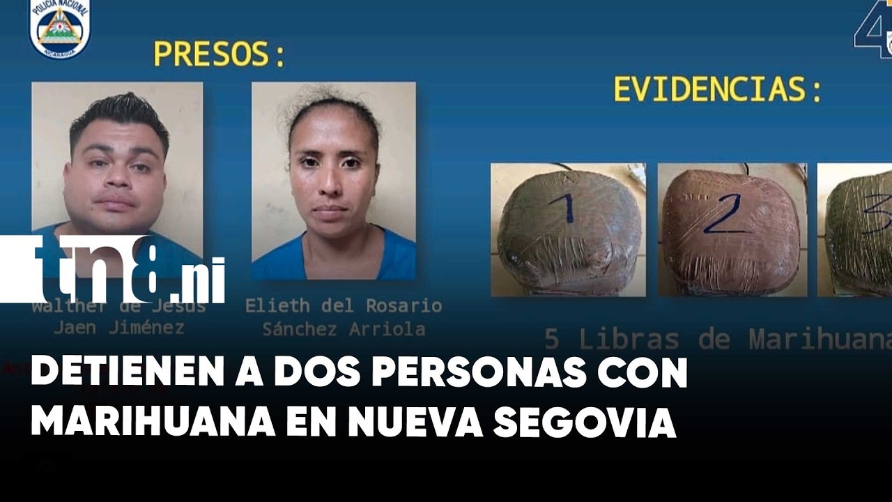 Drug bust: arrests made transporting marijuana in Nueva Segovia