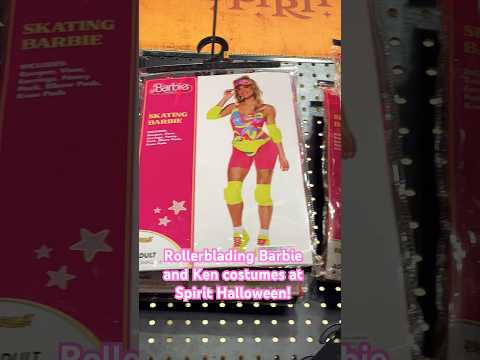 Rollerblading Barbie and Ken Halloween Costumes! #shorts