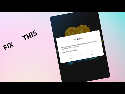 How to Fix "Http status error: 403" in Fan Cast
