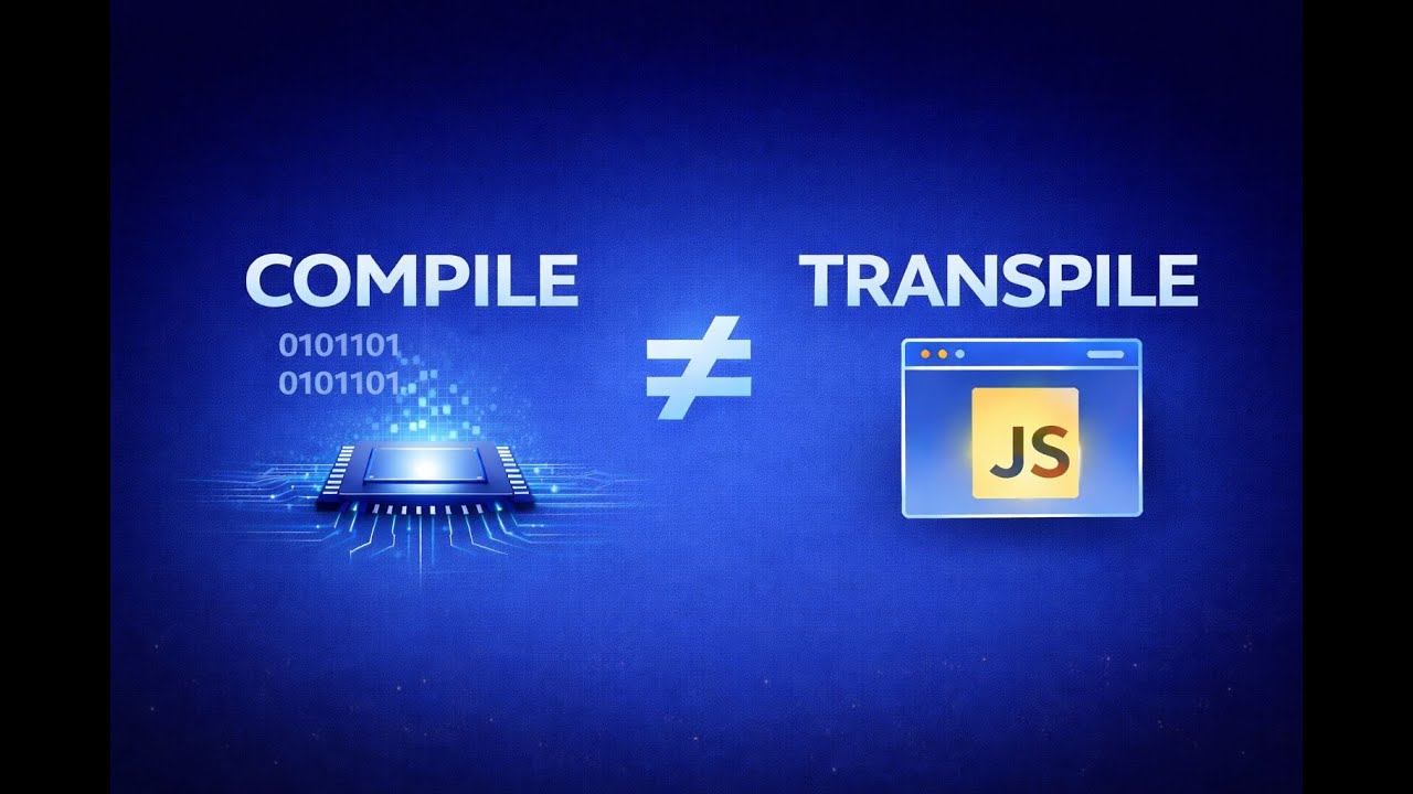 Compile vs Transpile — The Difference Most Developers Get Wrong