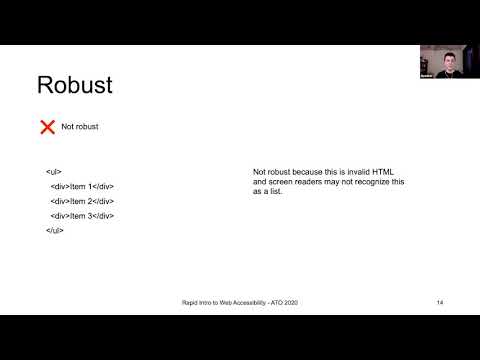 Rapid Introduction to Web Accessibility - Michael Head