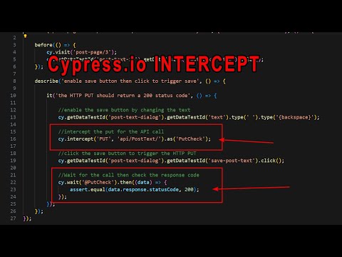 Cypress.IO How To Intercept a HTTP REQUEST and check the HTTP Status Code. NO TIME WASTING!!!!