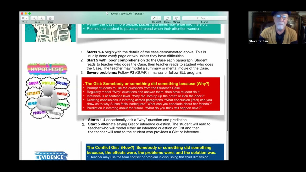 The Conflict Gist: Comprehension Exercise