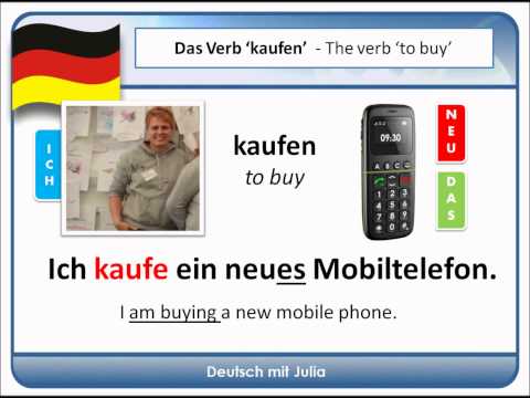 Verben ‘tragen’ & ‘kaufen’ | Deutsch mit Julia - Learn German - Deutsch ...