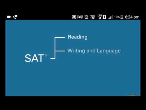 SAT Writing and Language test : what to expect