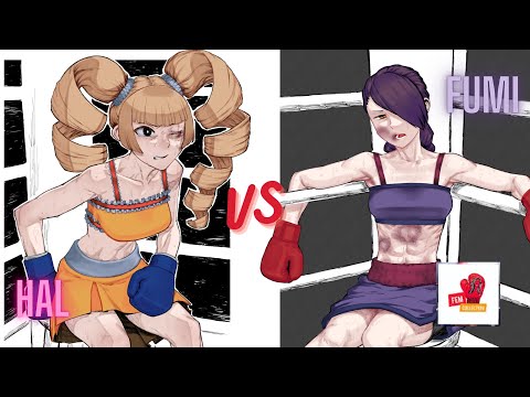 Girl Boxing Art Series [Manga & Anime] || #7 Fumi vs Hal