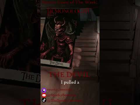 I got the worst Tarot Card possible #demonologist #tarotcards #jumpscare