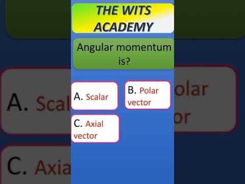 angular momentum is an axial vector