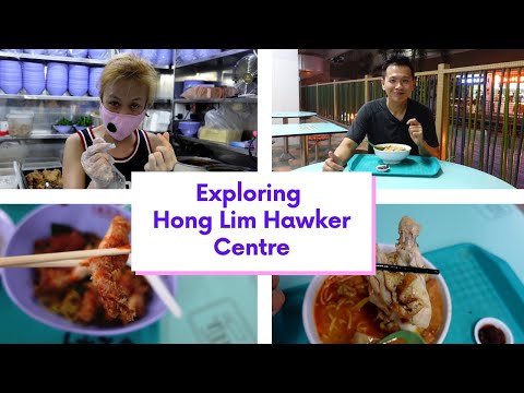 Great food at Hong Lim Hawker Centre Singapore | 4 stores | #KGEats Ep8