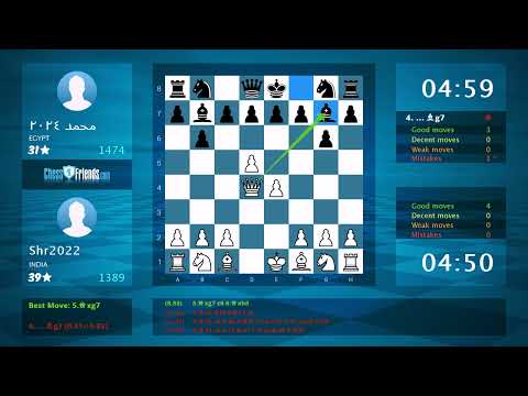 Chess Game Analysis: Shr2022 - محمد ٢٠٢٤, 1-0 (By ChessFriends.com)