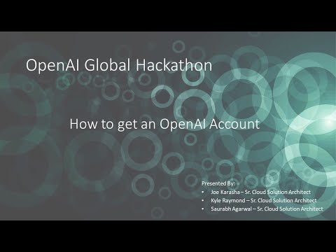 How to set up an OpenAI account
