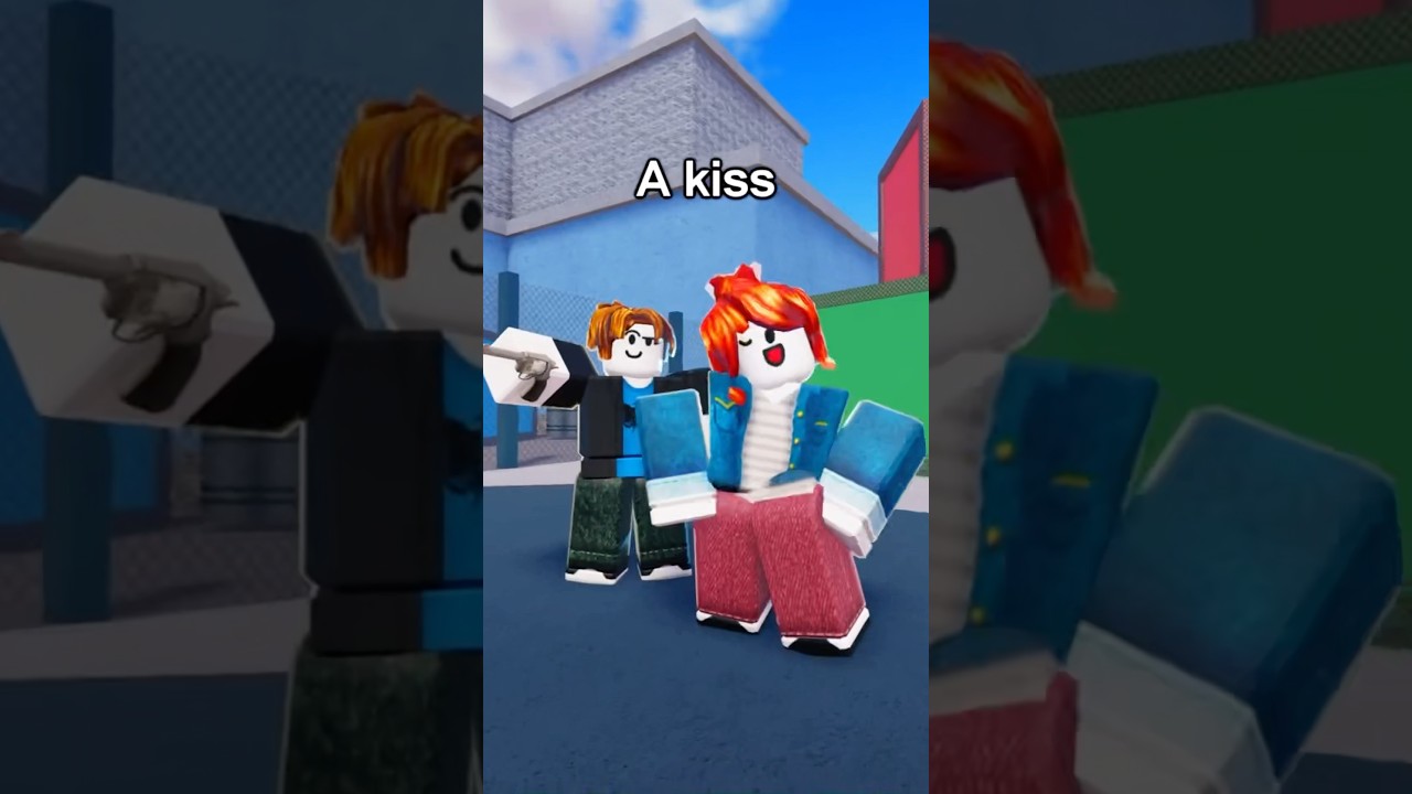 Roblox Landing Kiss #roblox #potemer #robloxanimation