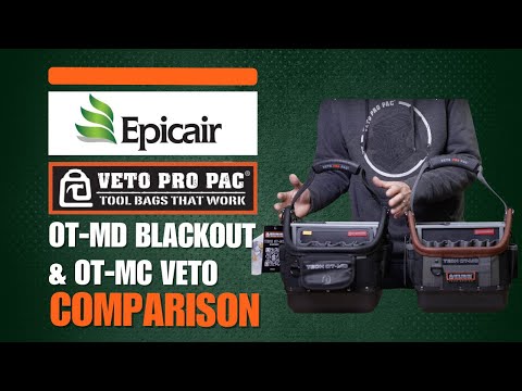 Veto Pro Pac Comparison - The (NEW!) OT-MD Blackout vs OT-MC - Epicair Tool Bag Review