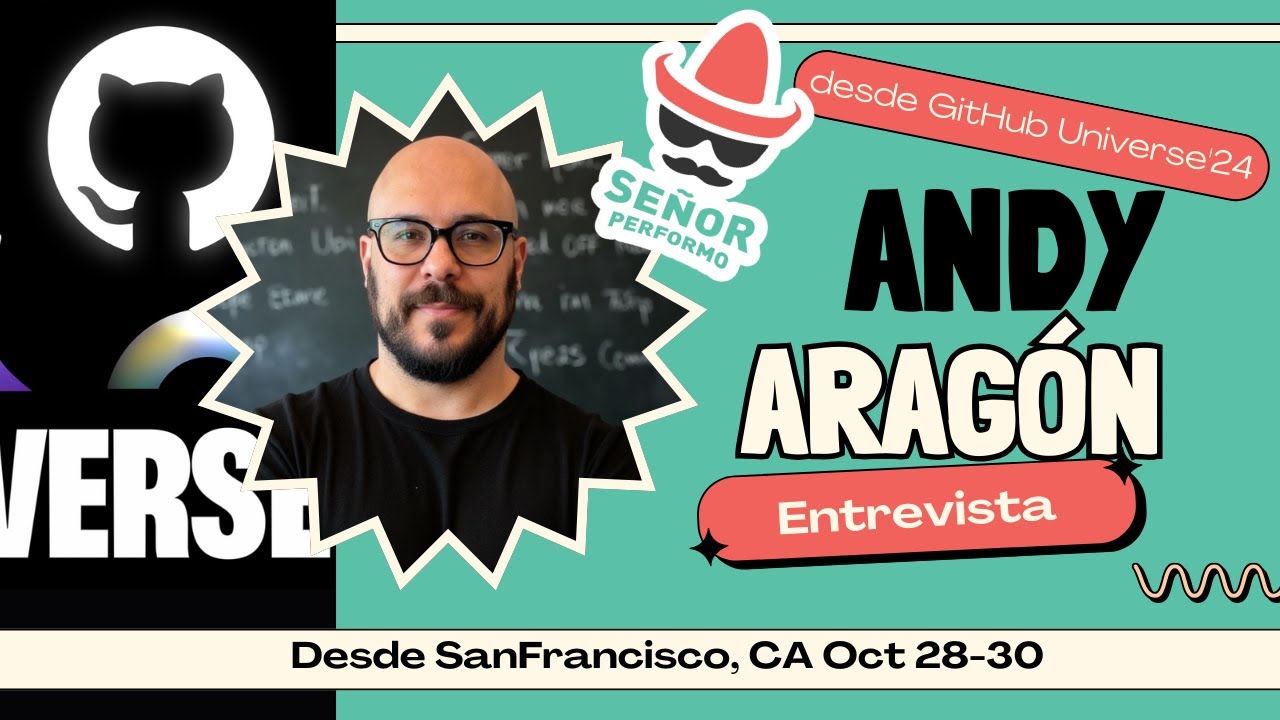 Charlando con Andrés González Aragón en GitHub Universe 2024!