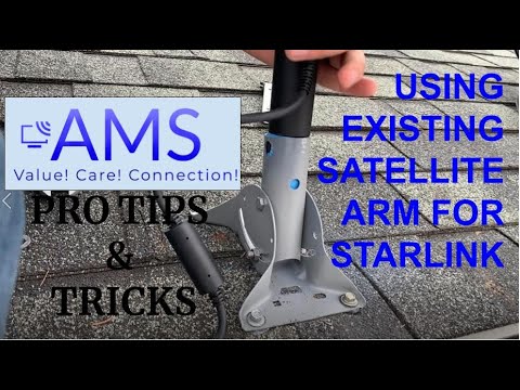 Starlink $1 satellite mount! Can you use your old satellite roof mount? How to save money and time.