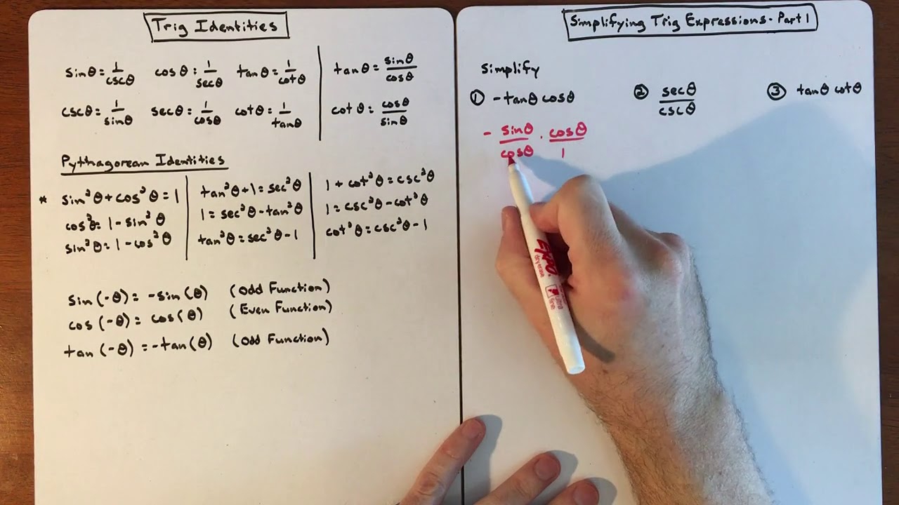 Simplifying Trig Expressions - Part 1