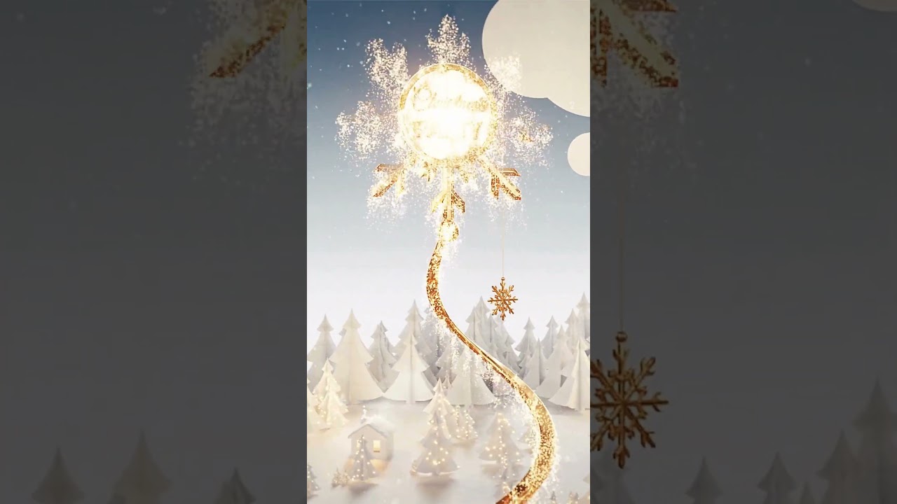 Christmas invitation video for xmas party template digital invitation personalise
