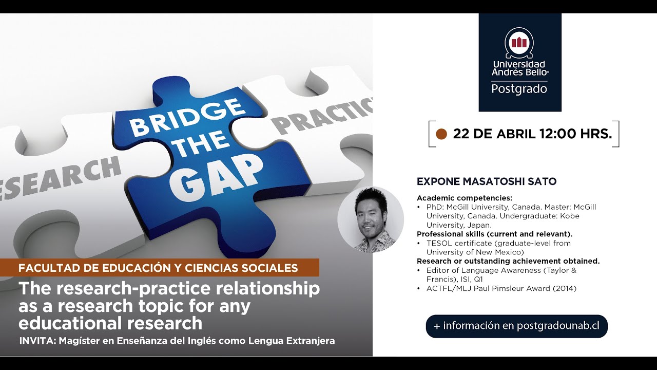 Webinar The research-practice relationship as a research topic for any educational research