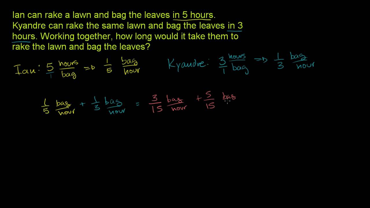 Applying Rational Equations 1
